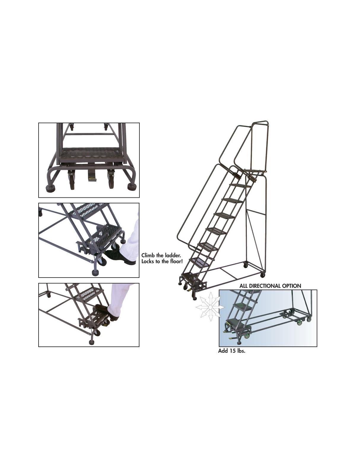 Weight - Actuated Rolling Safety Ladders | Motion Savers Inc. | 877-832 ...